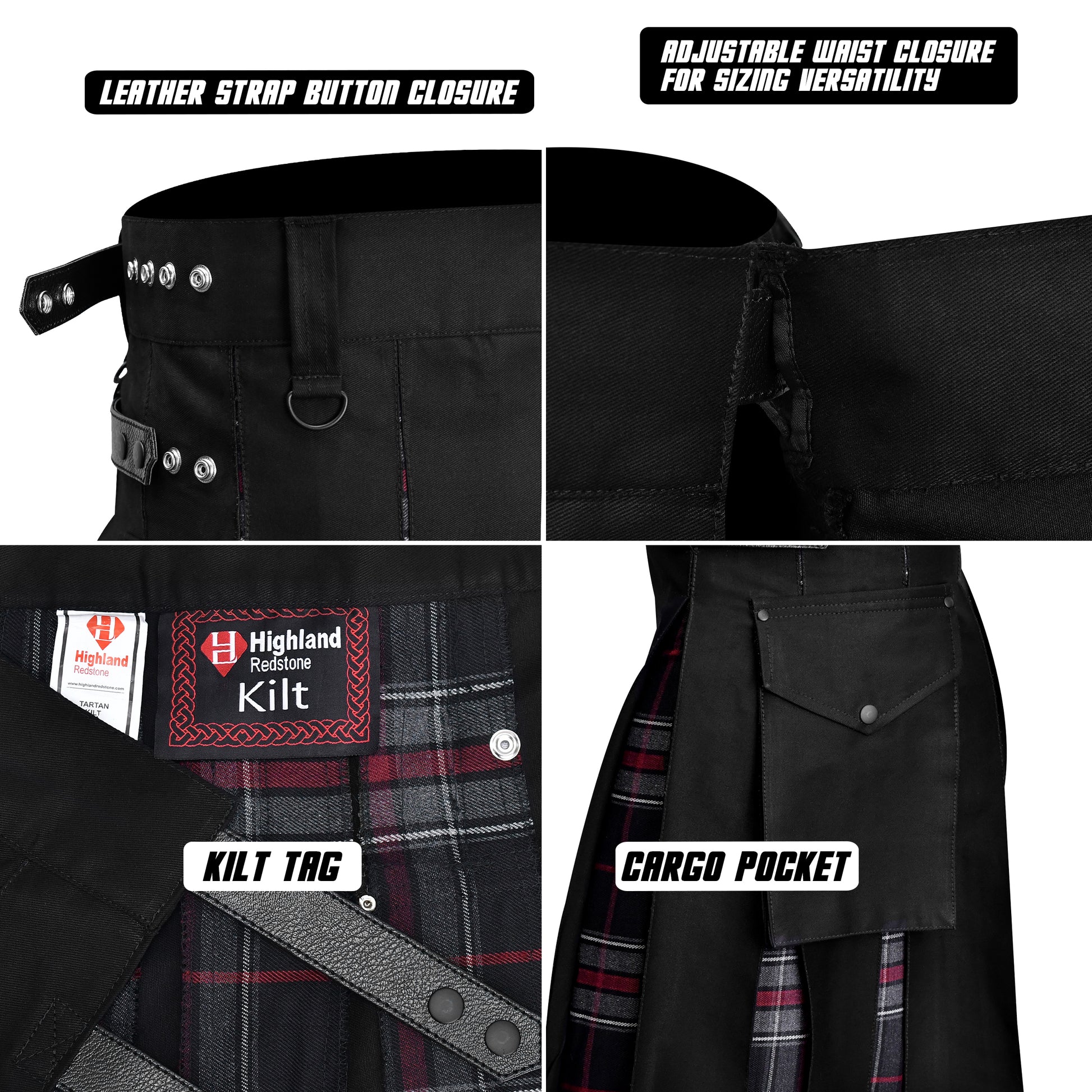 Scottish National Hybrid Utility Kilts for Men Scottish Traditional Ki