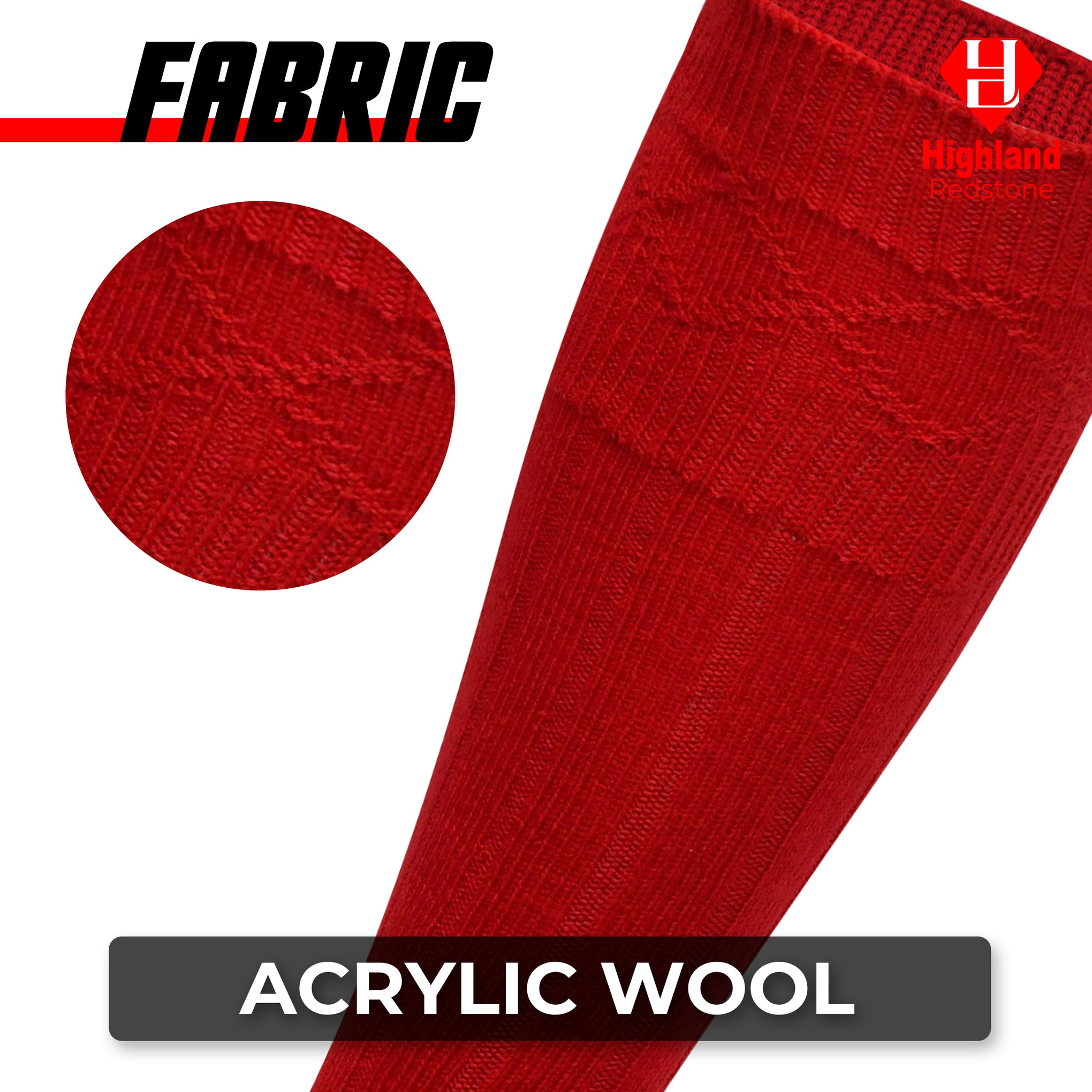 Comfortable Wool Blend Red Kilt Hose | High-Quality Kilt Socks ...