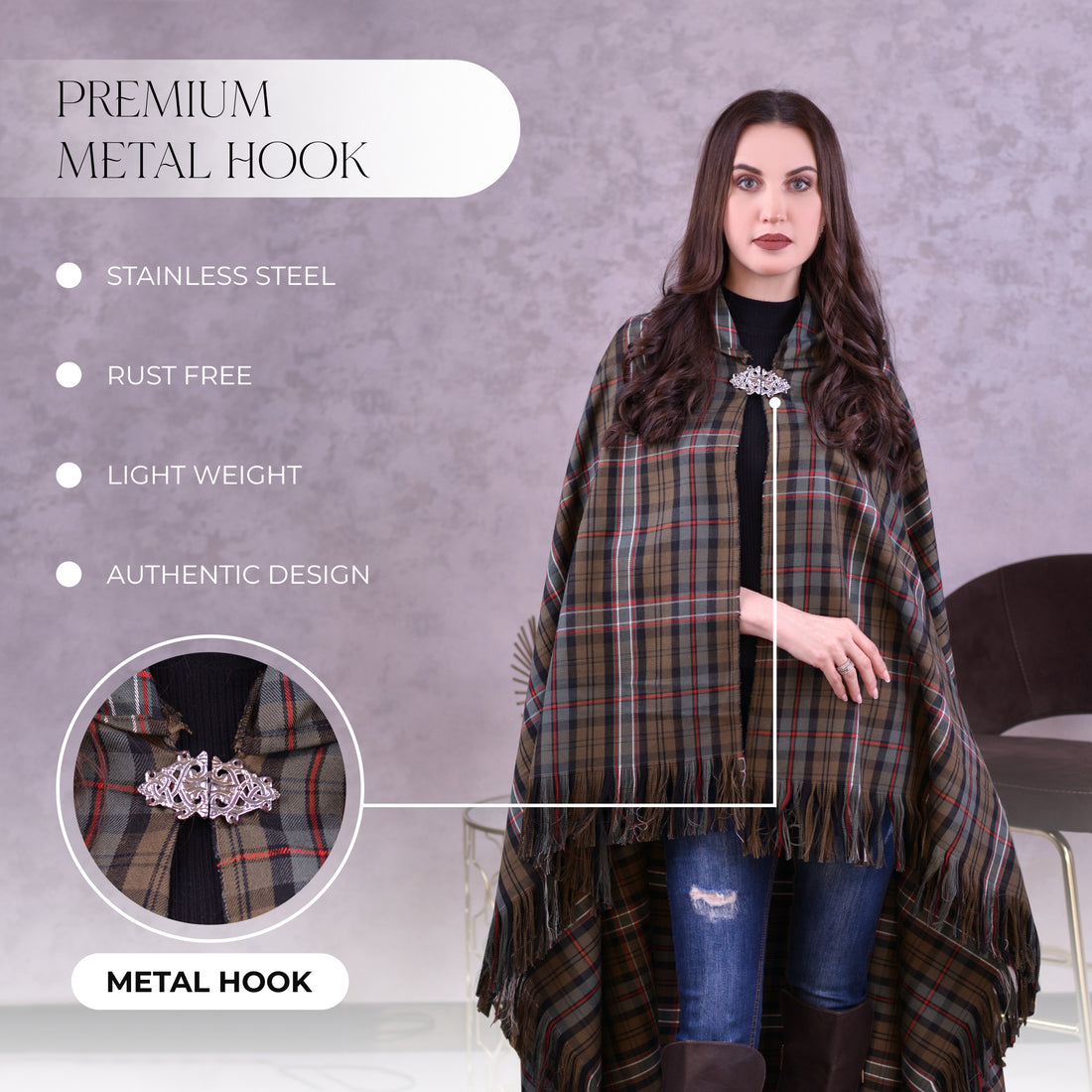 Elegant Women's Cloak | Highland Redstone