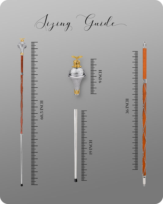 Drum Major Mace | Premium Quality Marching Band Mace – Highland Redstone US