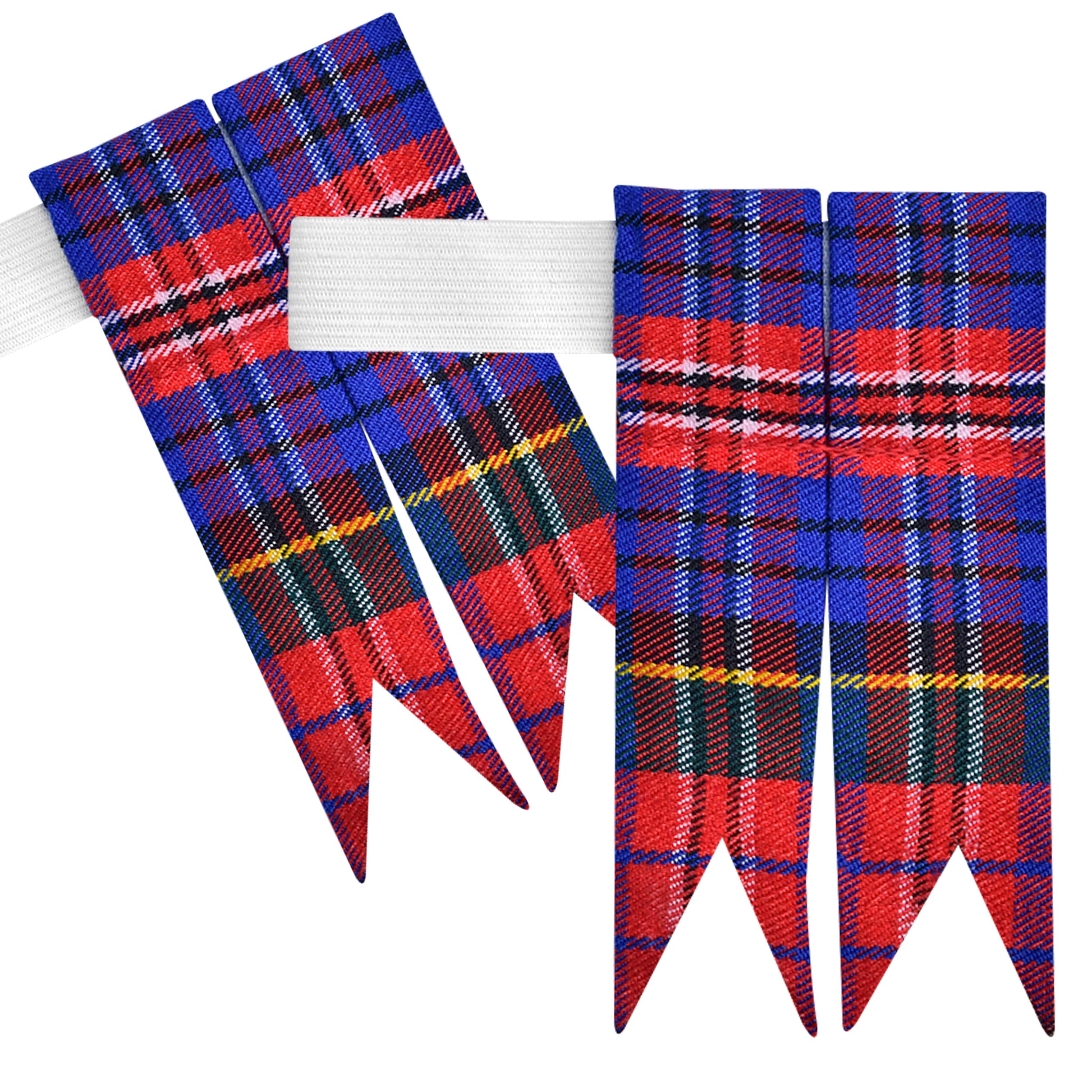 Tartan Kilt Flashes (MacPherson Red)