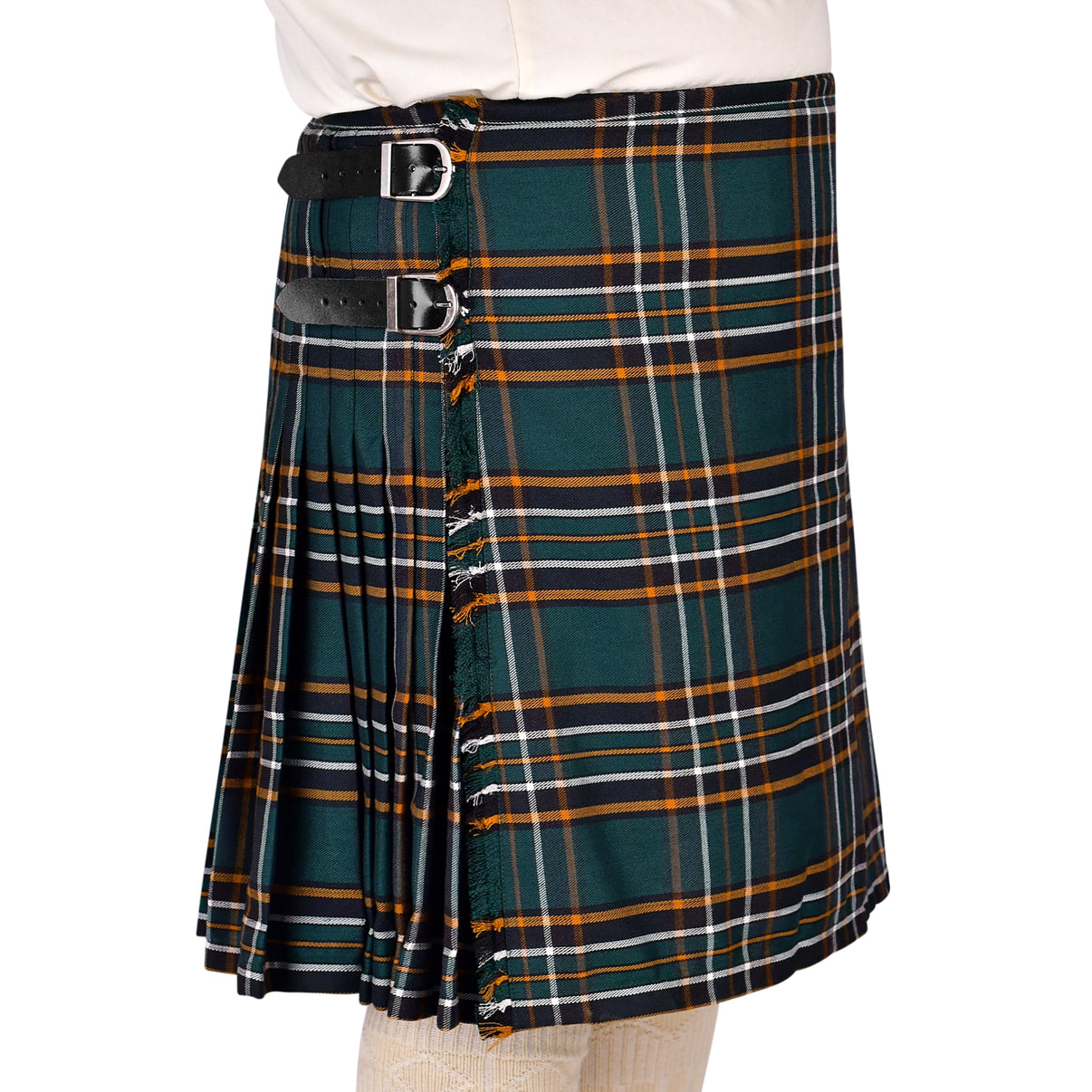 Irish Heritage Traditional Tartan Kilt for Men | Poly-viscose 8 Yard ...