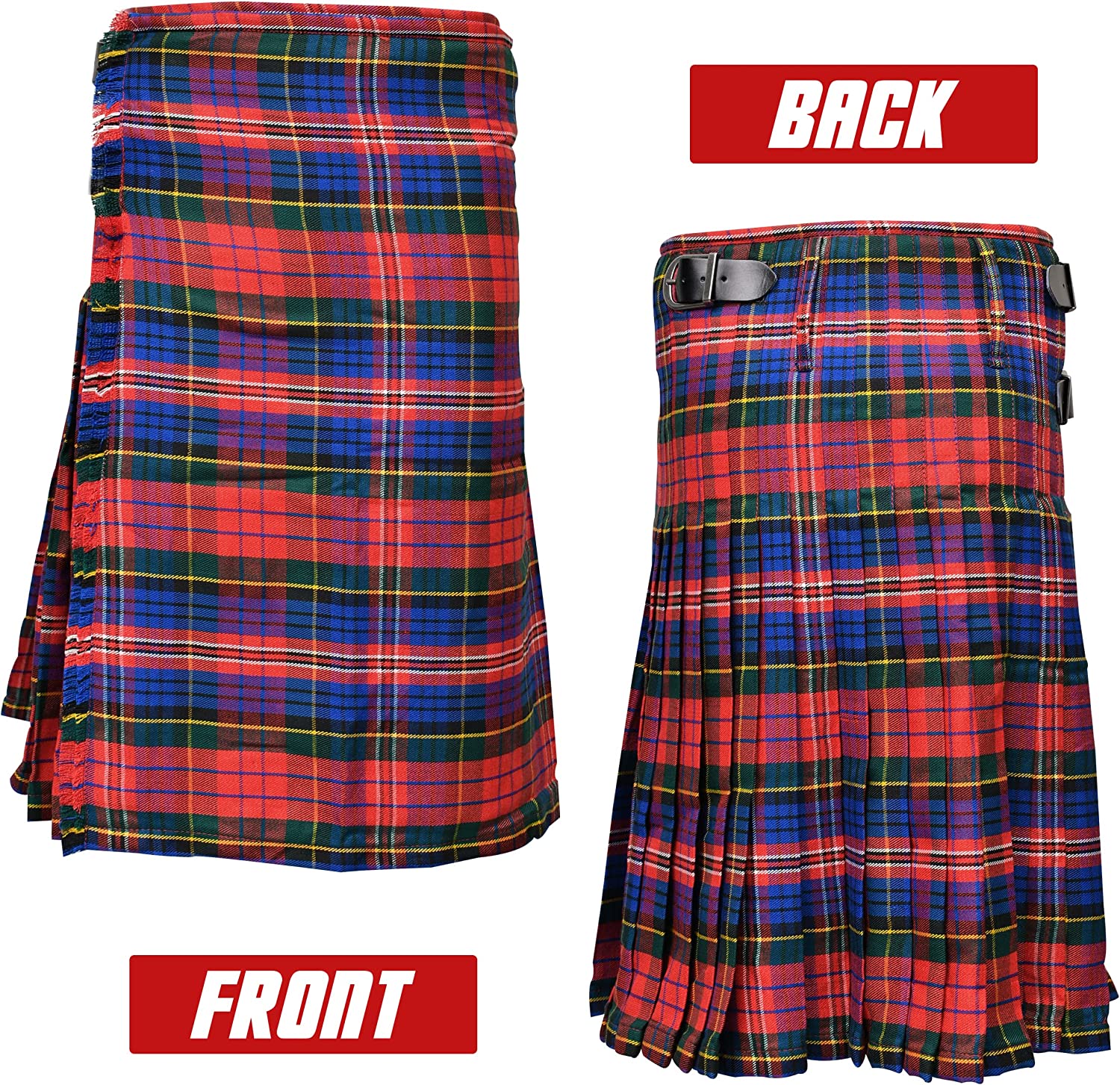 Macpherson Red Tartan Kilts for Men